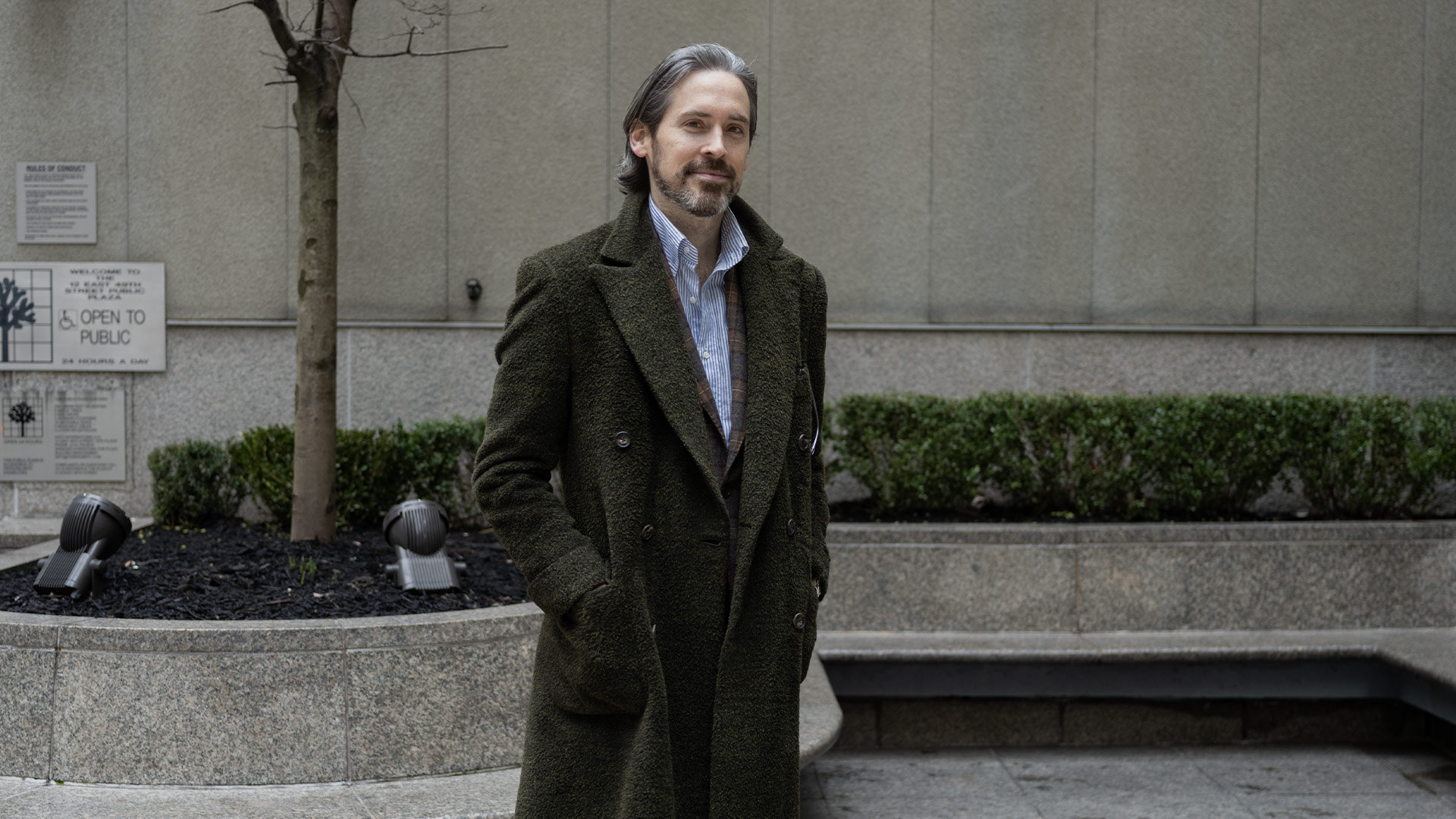 New Traditions, Jonathan Sigmon at Alan Flusser | Thomas Mason